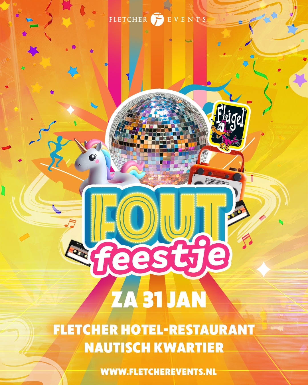 Fout Feestje! in Huizen - Fletcher Events